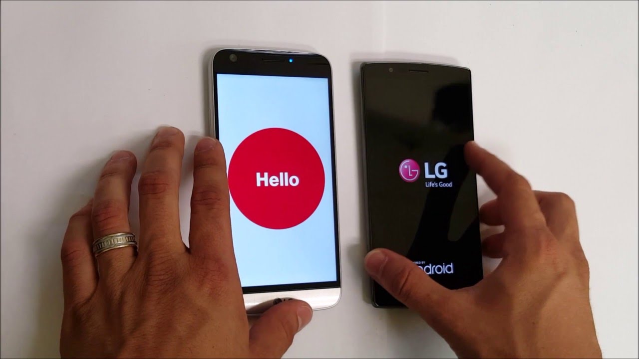 LG G5 vs G4 - Boot Speed - YouTube