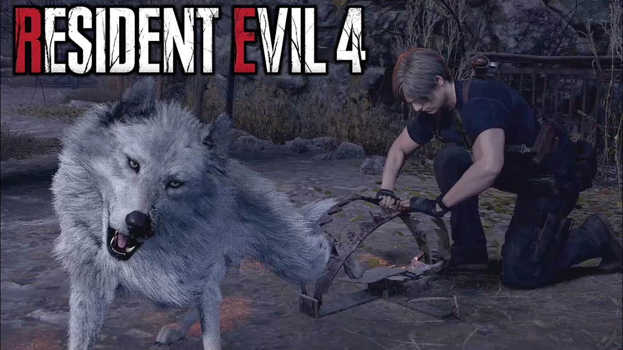 🐺 Rescatando al PERRO BLANCO Resident evil 4 Remake "Copito de nieve ...