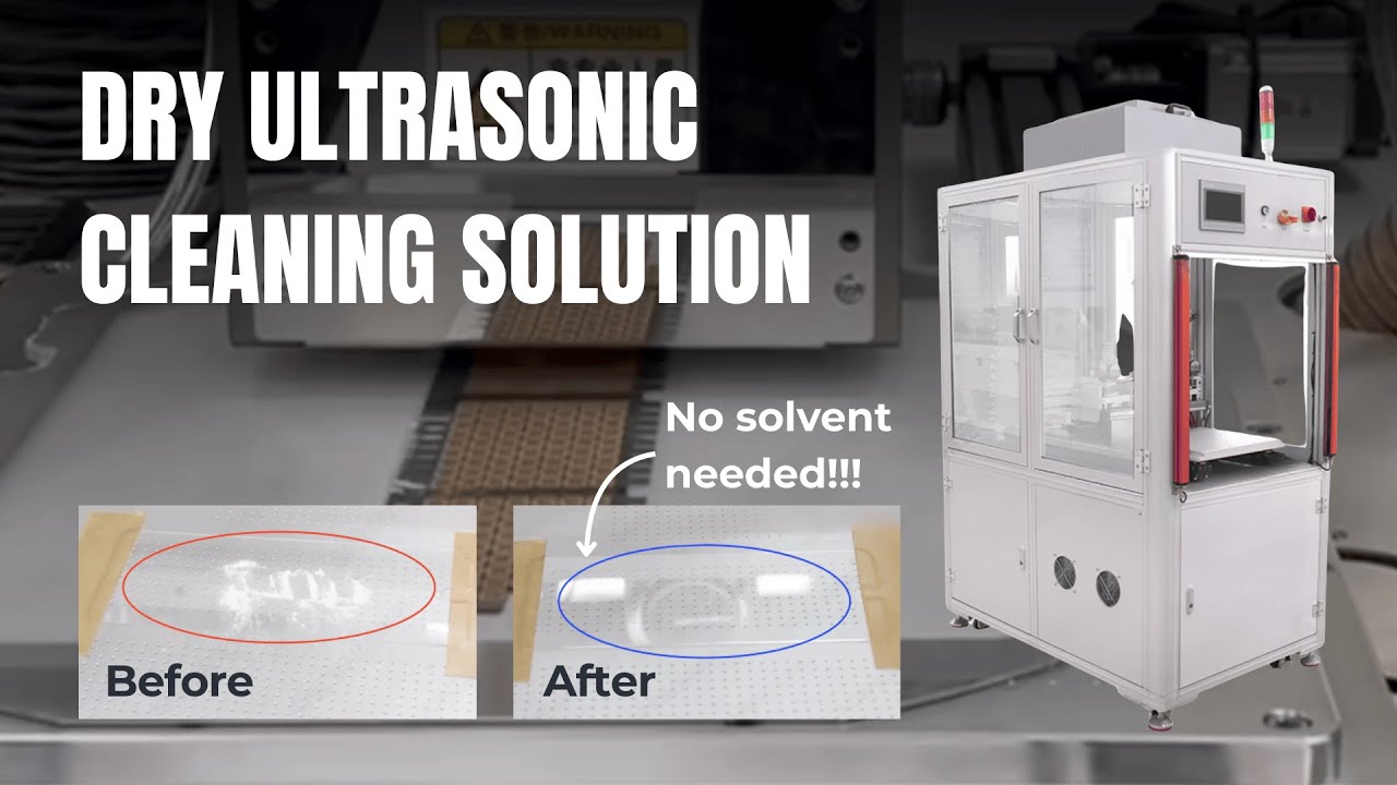 Dry Ultrasonic Cleaning Solution for Sensitive Components - YouTube