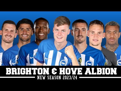 BRIGHTON HOVE ALBION SQUAD 2023/24~ALL PLAYERS - YouTube