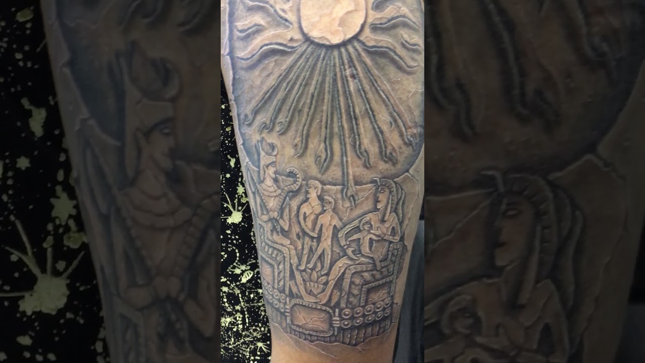 3D stone effect tattoo done by Jon Koon at Artistic studio hair and ...