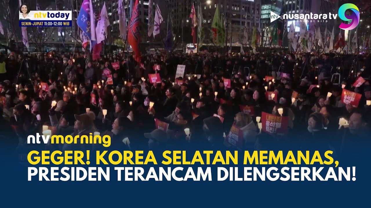 Ribuan Warga Korea Selatan Demonstrasi Tolak Darurat Militer, Desak ...