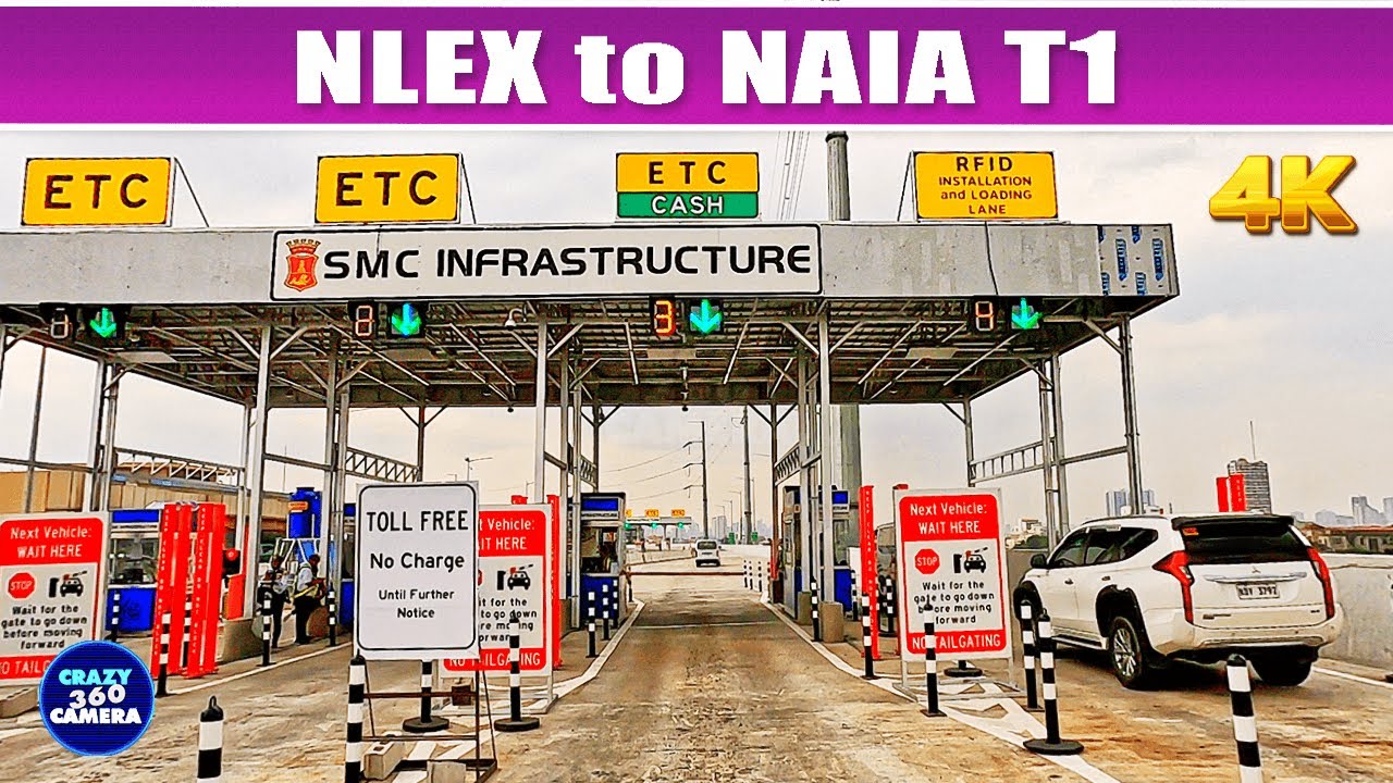 NLEX TO SKYWAY STAGE 3 TO NAIA TERMINAL 1 | REAL TIME TRAVEL | [4K ...