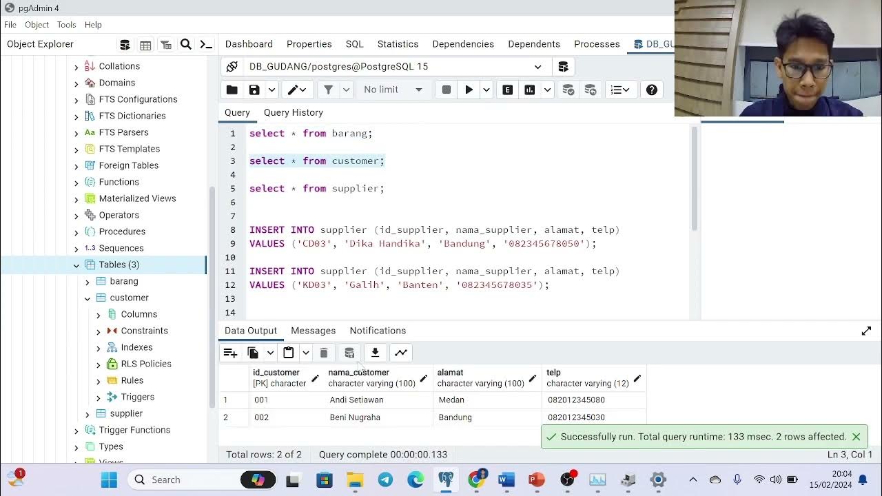 Tugas UAS Pemrograman PL/SQL - YouTube