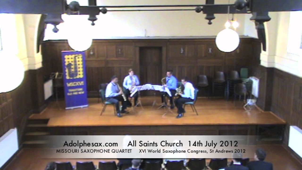 WSCXVI MISSOURI SAXOPHONE QUARTET Primal by Aaron Perrine - YouTube