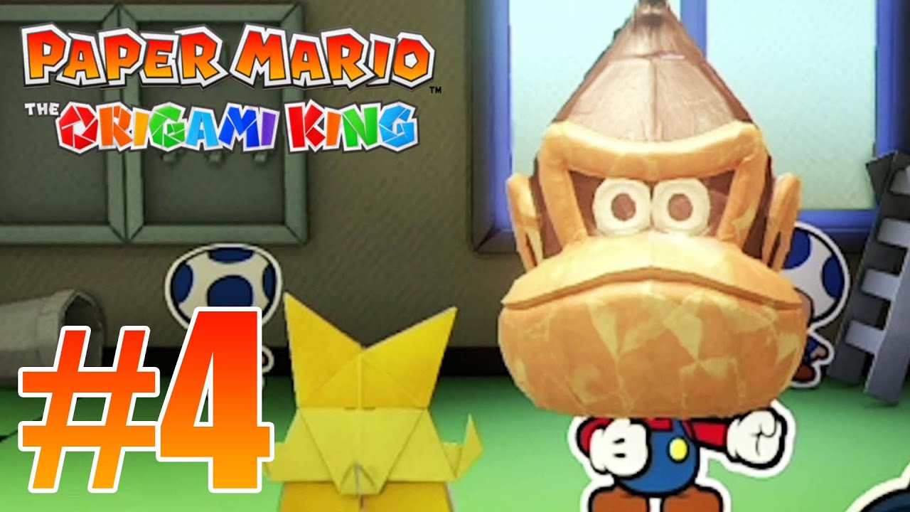 Paper Mario The Origami King Gameplay Walkthrough Part 4 - YouTube