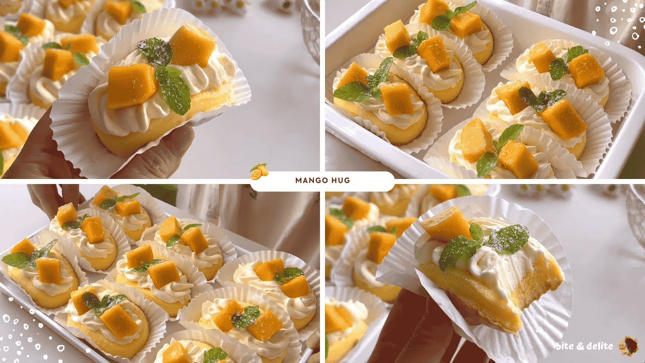 1-Minute Fluffy Mango Cake Recipe | Sweet & Creamy Delight - YouTube