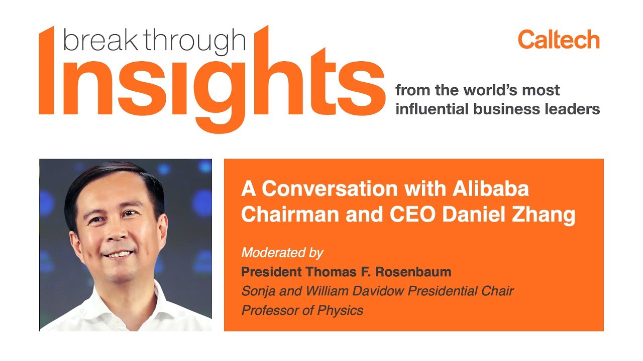A Conversation with Alibaba Chairman and CEO Daniel Zhang - YouTube
