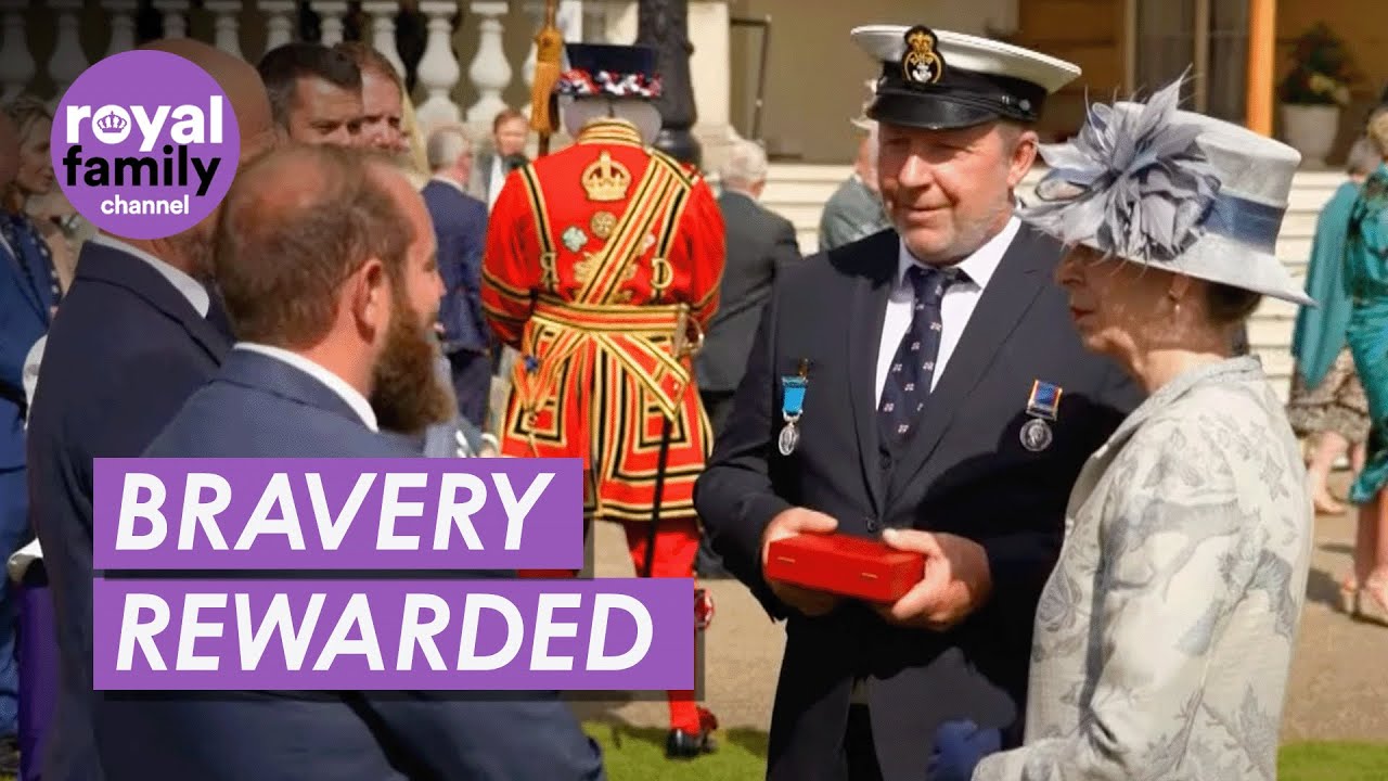 Royal Recognition: Princess Anne Awards Lifeboatman for Heroic Rescue ...