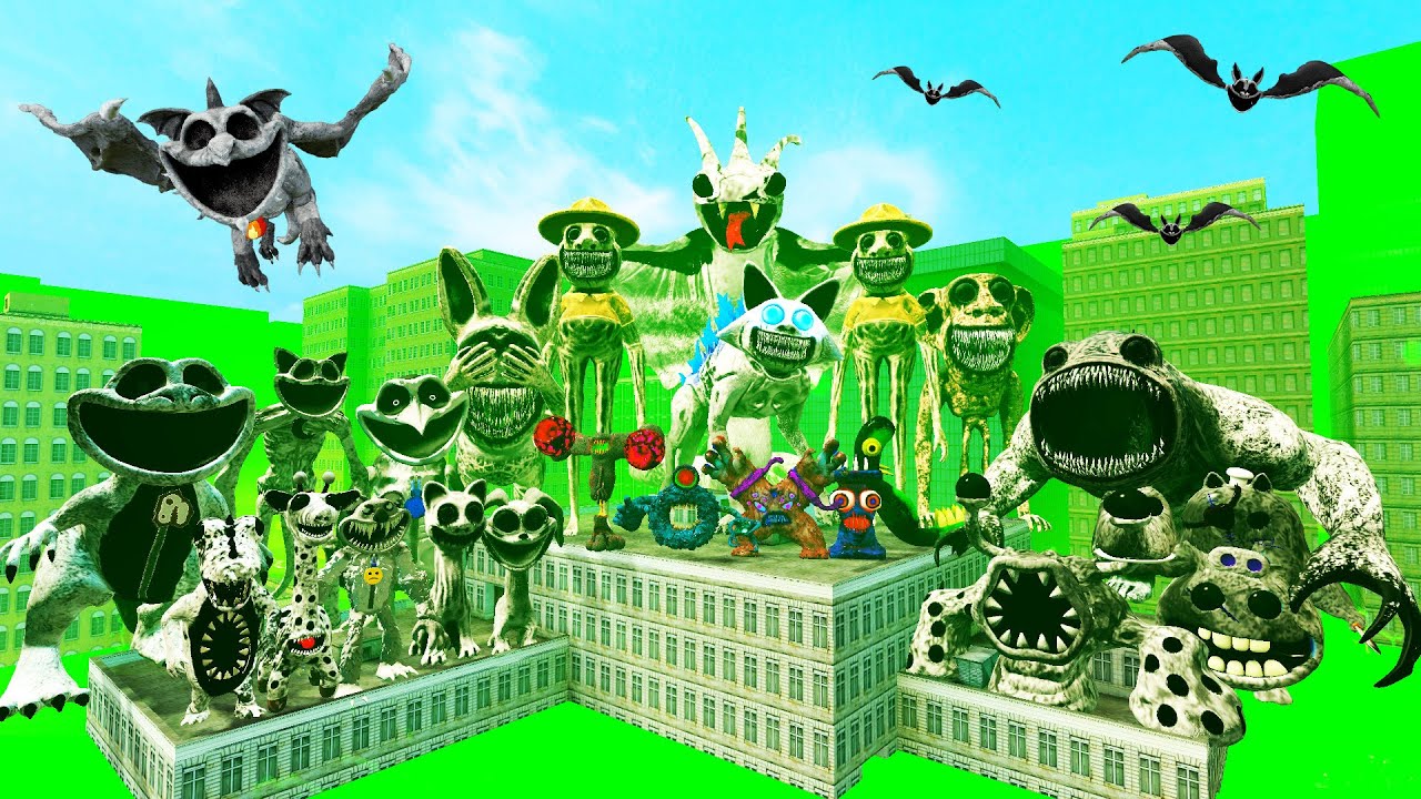 DESTROY ZOONOMALY MONSTER FAMILY & ZOMBIE ALPHABET LORE FAMILY in CITY ...