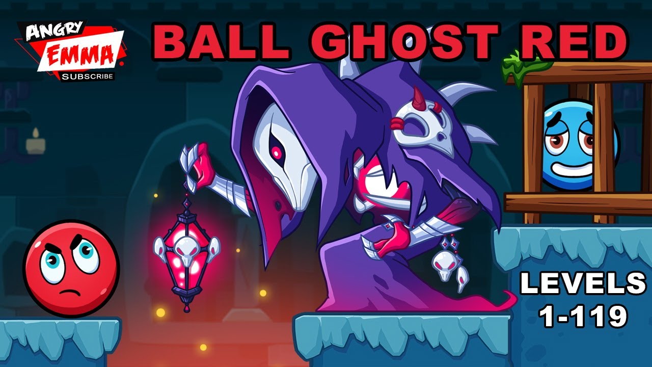 🔴Ball Ghost Red Temple Survivor - Levels 1-119 - YouTube