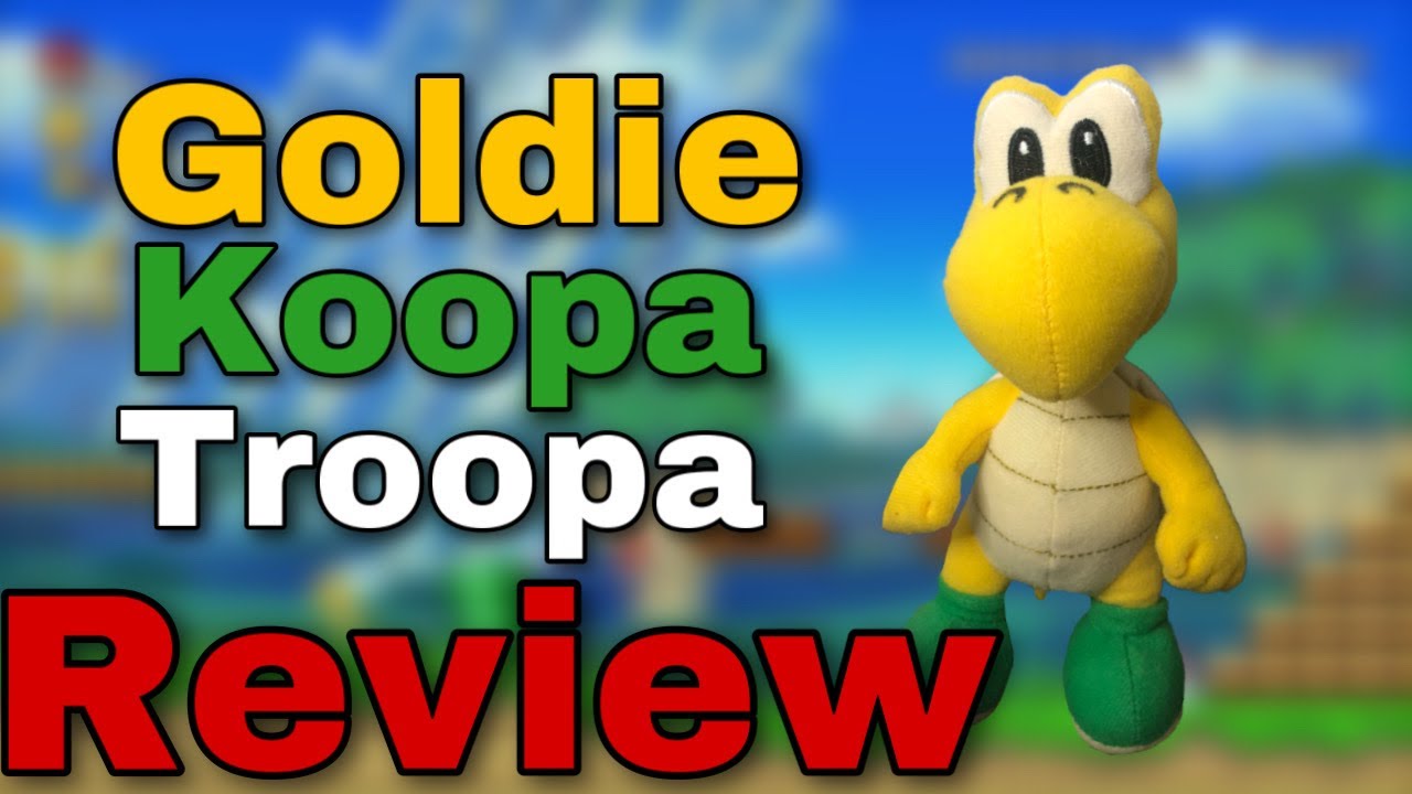 GOLDIE KOOPA TROOPA PLUSH REVIEW - YouTube