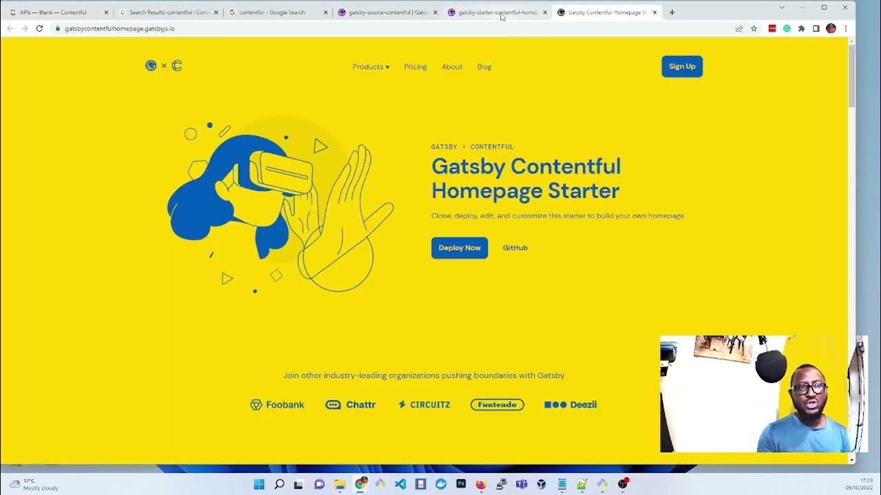 Contentful Gatsby Starter | Content Author & Producer Job - YouTube