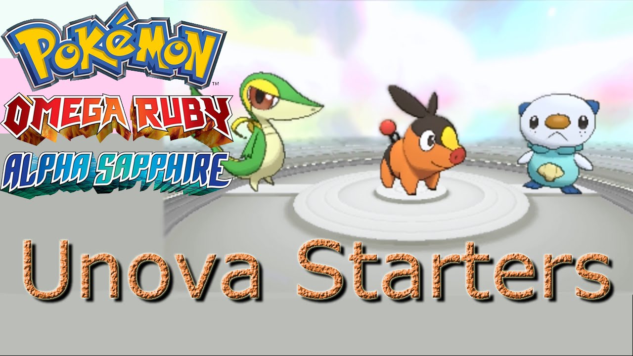 Getting the Unova Starters ORAS - YouTube