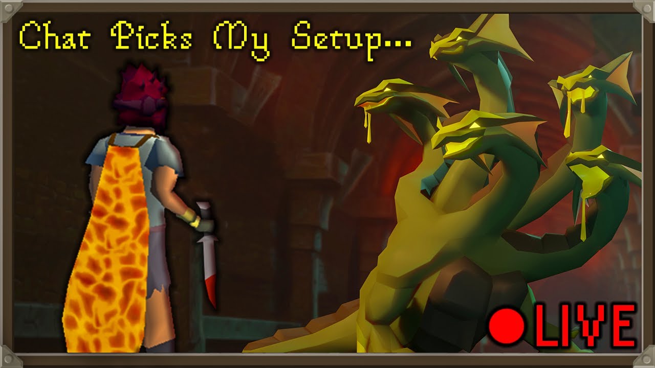 🔴OSRS | CHAT Picks My Setup For Hydra! | !discord !commands🔴 - YouTube