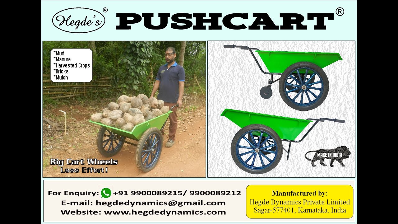Pushcart Wheelbarrow - YouTube