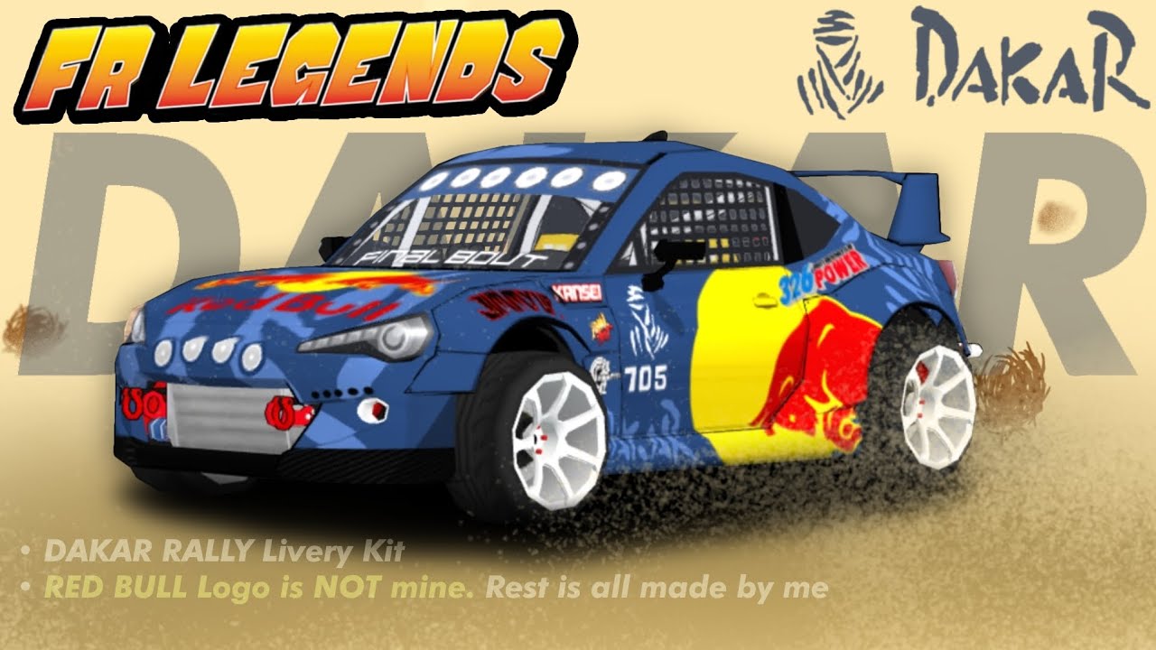 DAKAR / RED BULL - FR Legends Livery - YouTube