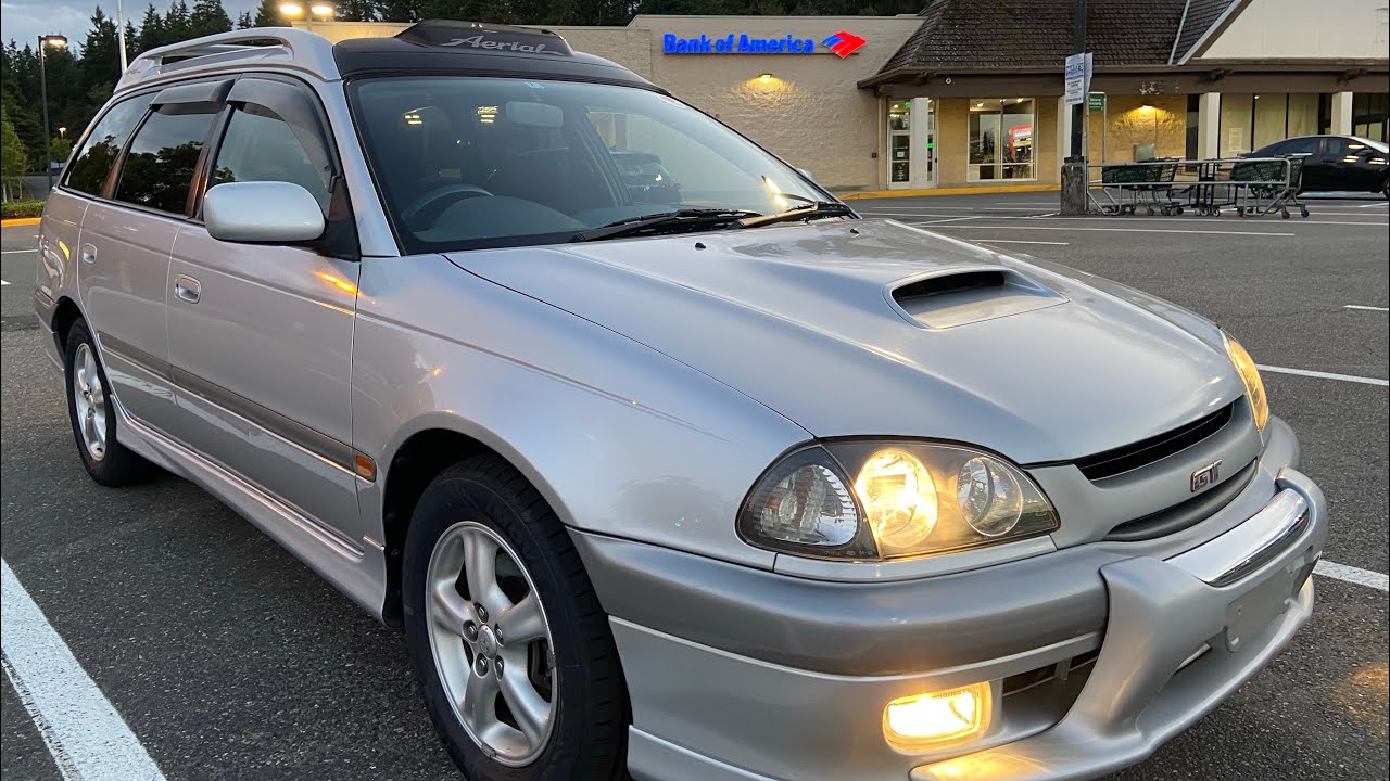 260HP, 3SGTE, Toyota Caldina GTT AERIAL, 4WD, M/T5 30,000mi - YouTube