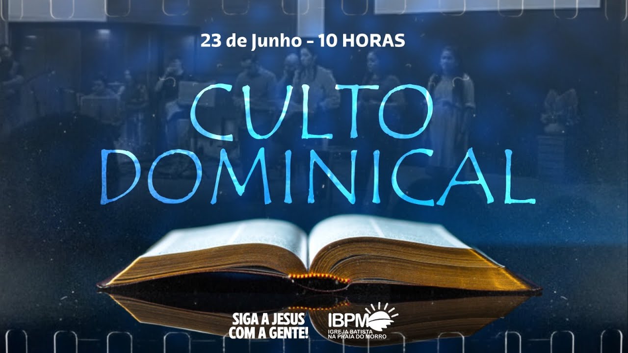 CULTO DOMINICAL - 10h - 23/06/2024 // PR JOSENY CALENTI - YouTube