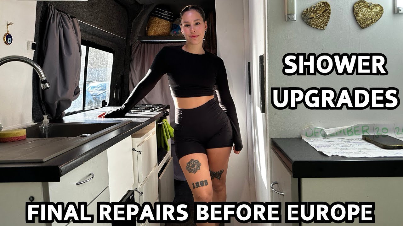 Vanlife Shower Upgrades - YouTube