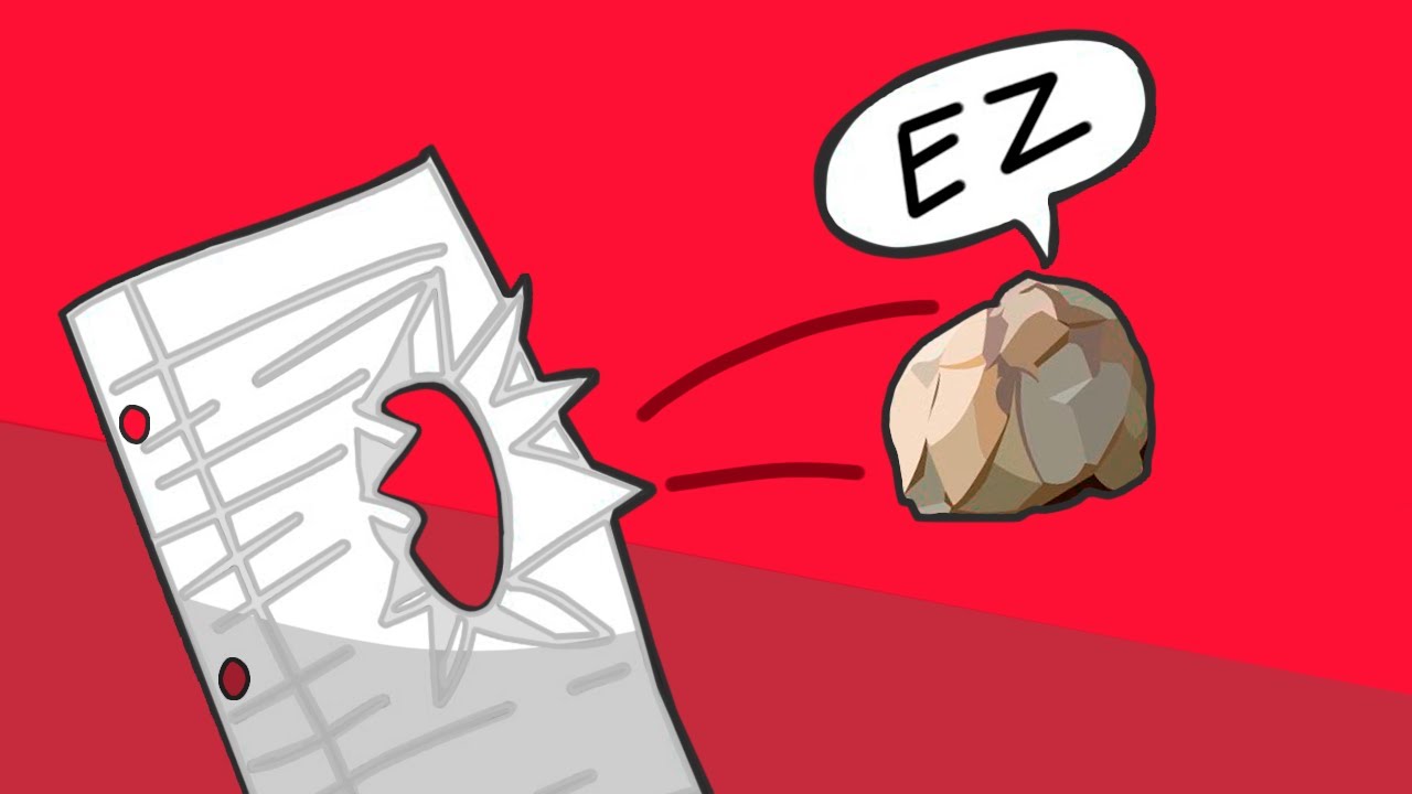 Rock beats Paper - YouTube