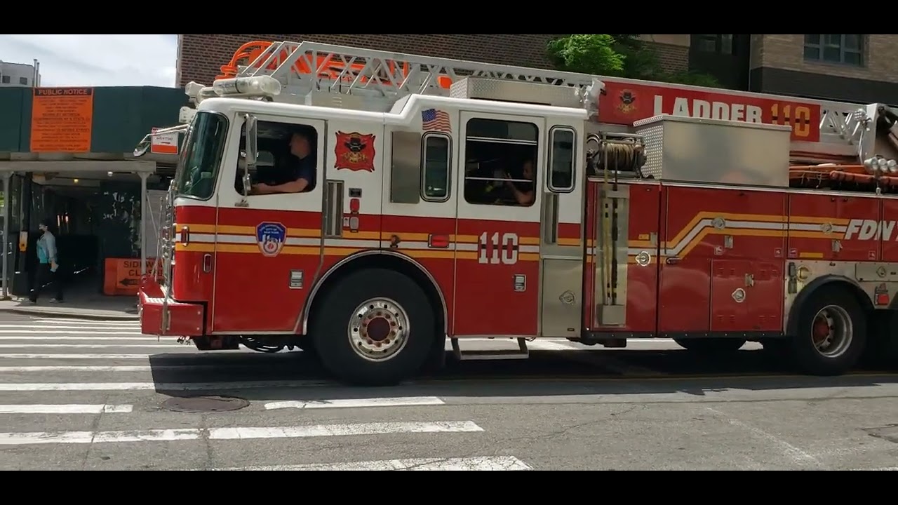 FDNY LADDER 110 - YouTube