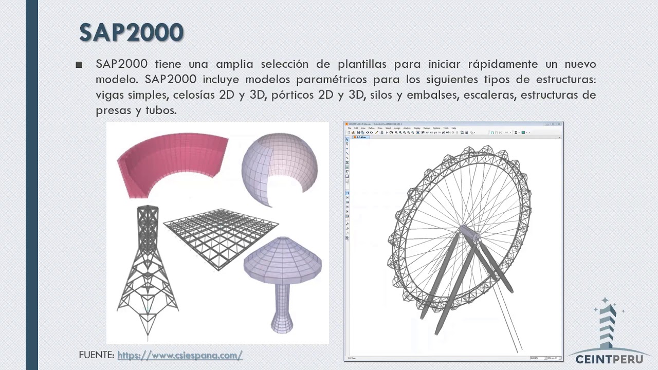 Clase demostrativa - Diseño de concreto armado con SAP2000 - Vigas T ...