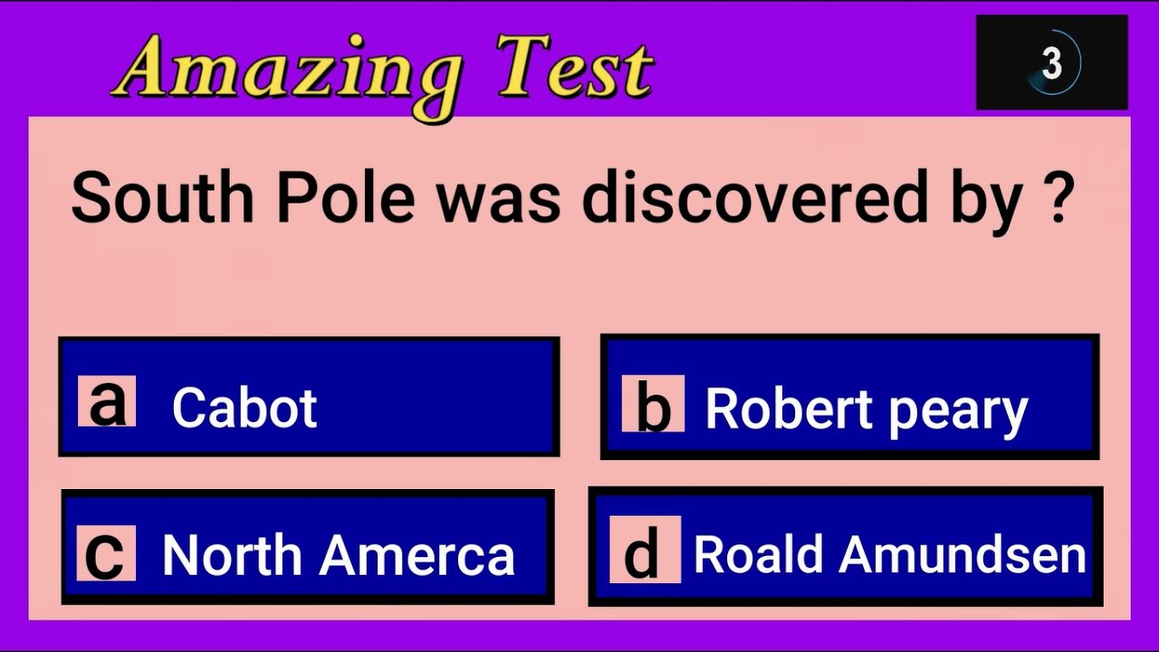 General Knowledge Question|English Quiz Competition|IQ Test|English ...