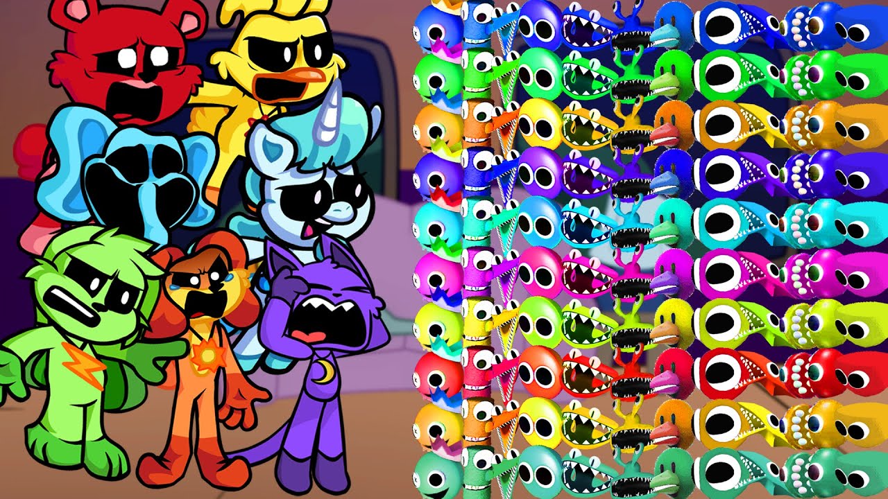 Friday Night Funkin' Vs Smiling Critters, Rainbow Friends ( NEW PHASES ...