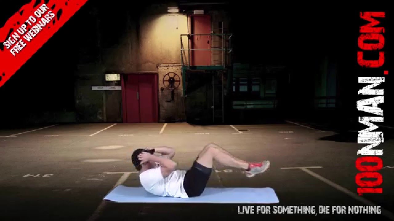 Basic NO Equipment Exercises - Supine Bicycle - 100 Day Ironman - YouTube