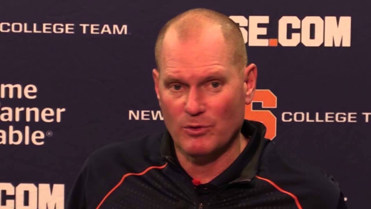 Syracuse football coach Scott Shafer's post-game press conference : 10 ...