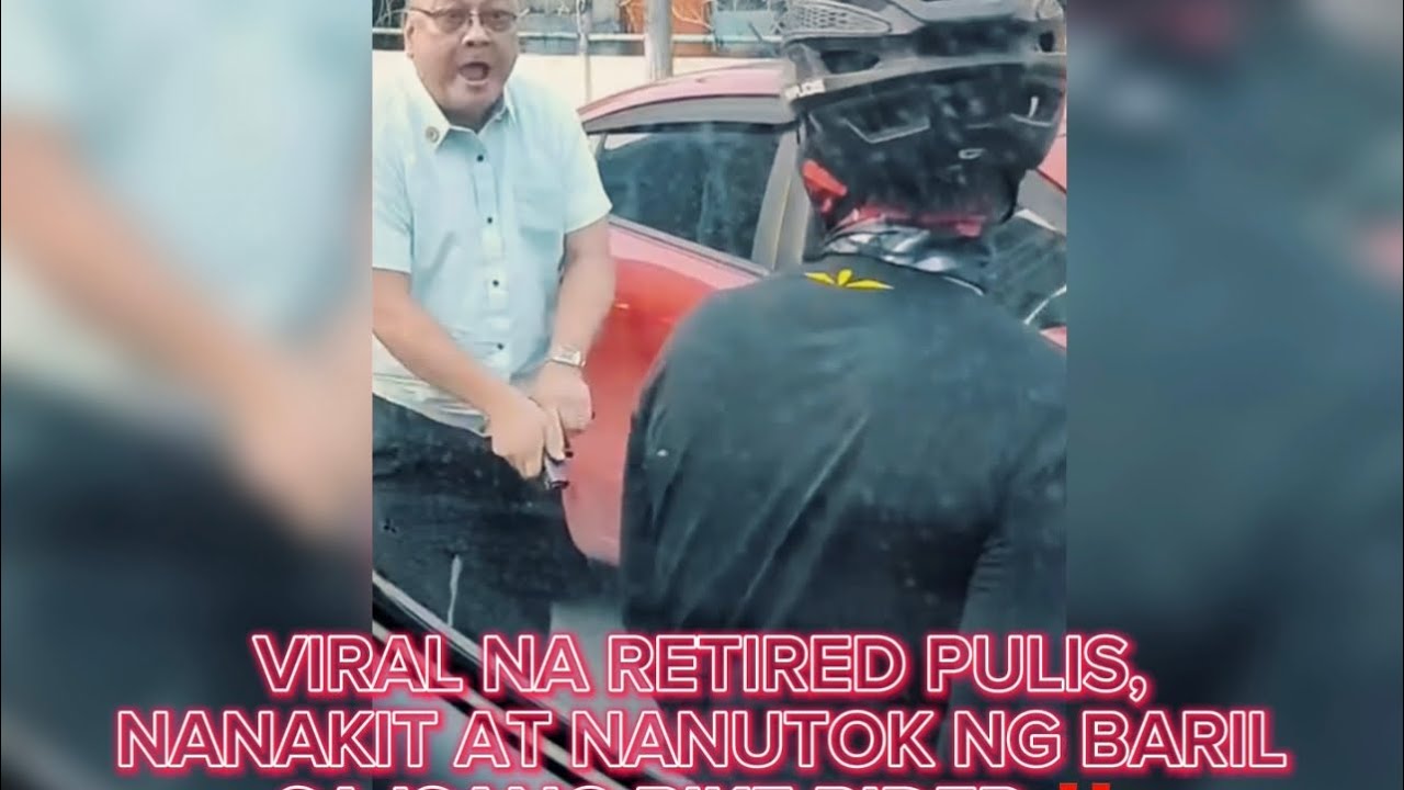 VIRAL RETIRED PULIS NANAKIT AT NANUTOK NG BARIL SA ISANG BIKE RIDER ‼️ ...