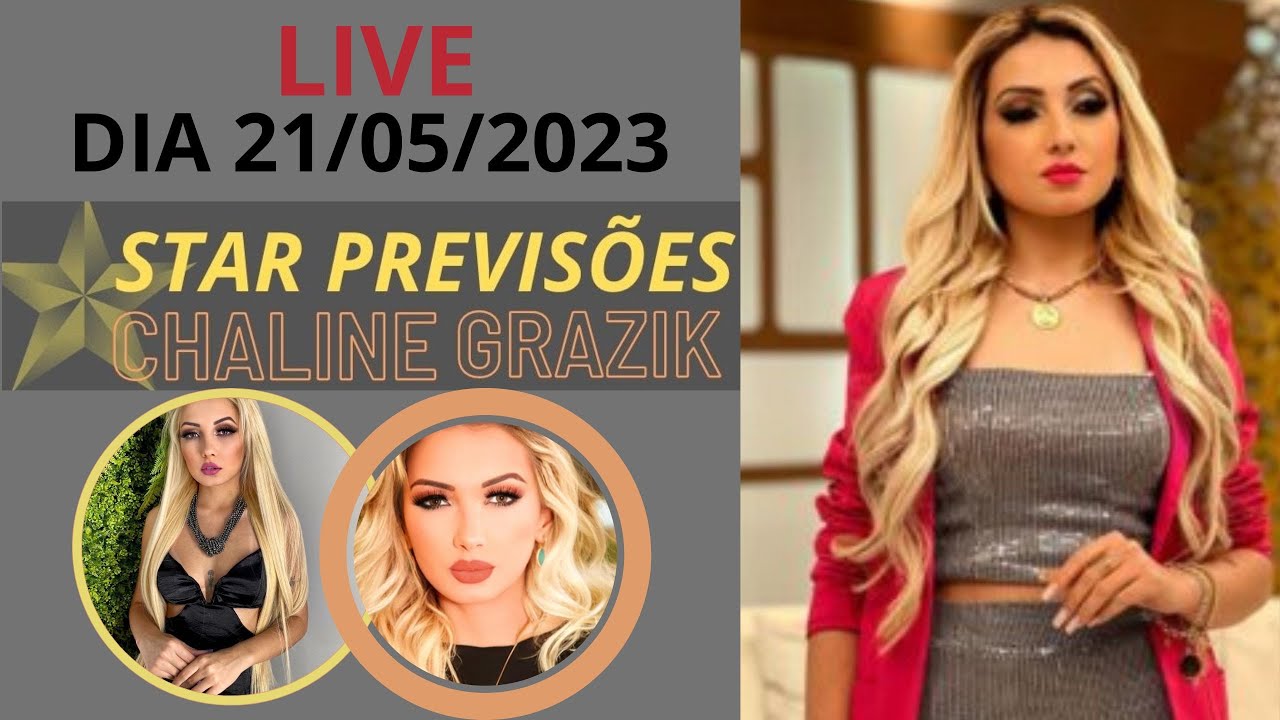 LIVE 21/05/202 VIDENTE CHALINE GRAZIK MUITO IMPORTATE SUAS PALAVRAS ...