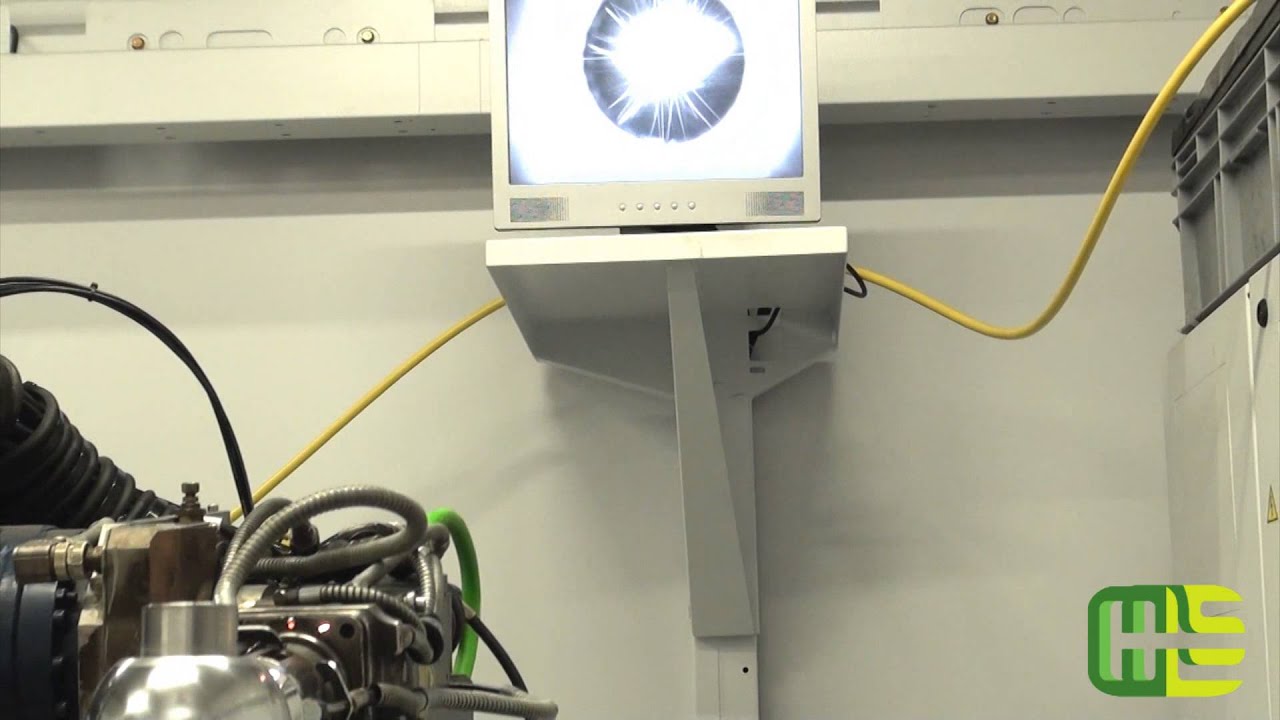 Laser Cladding Inconel Over A Valve Sphere - YouTube