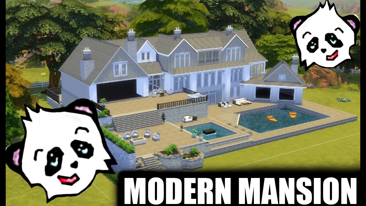 Modern Mansion Build - YouTube