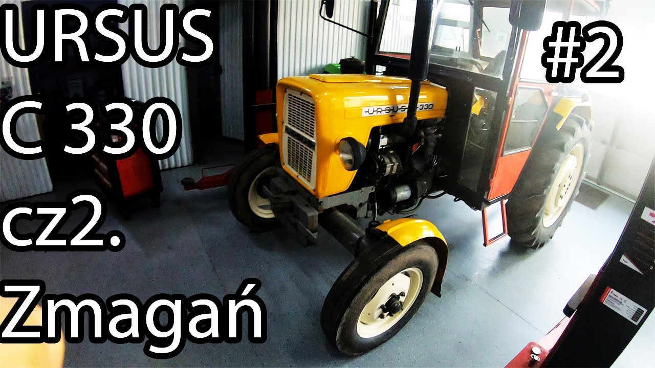 Ursus C330 montaż wspomagania i walka z obrotomierzem cz.2 - YouTube