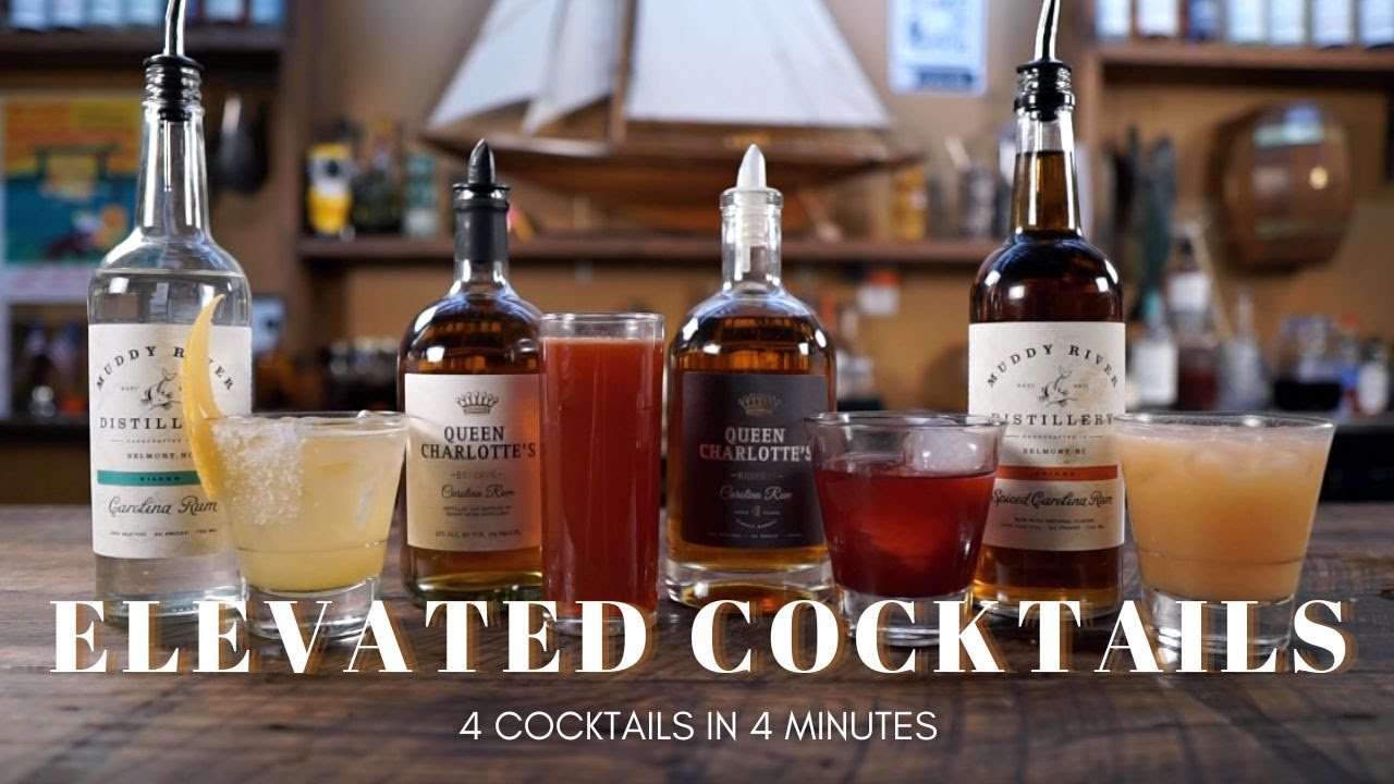 4 Elevated Cocktails In 4 Minutes - YouTube