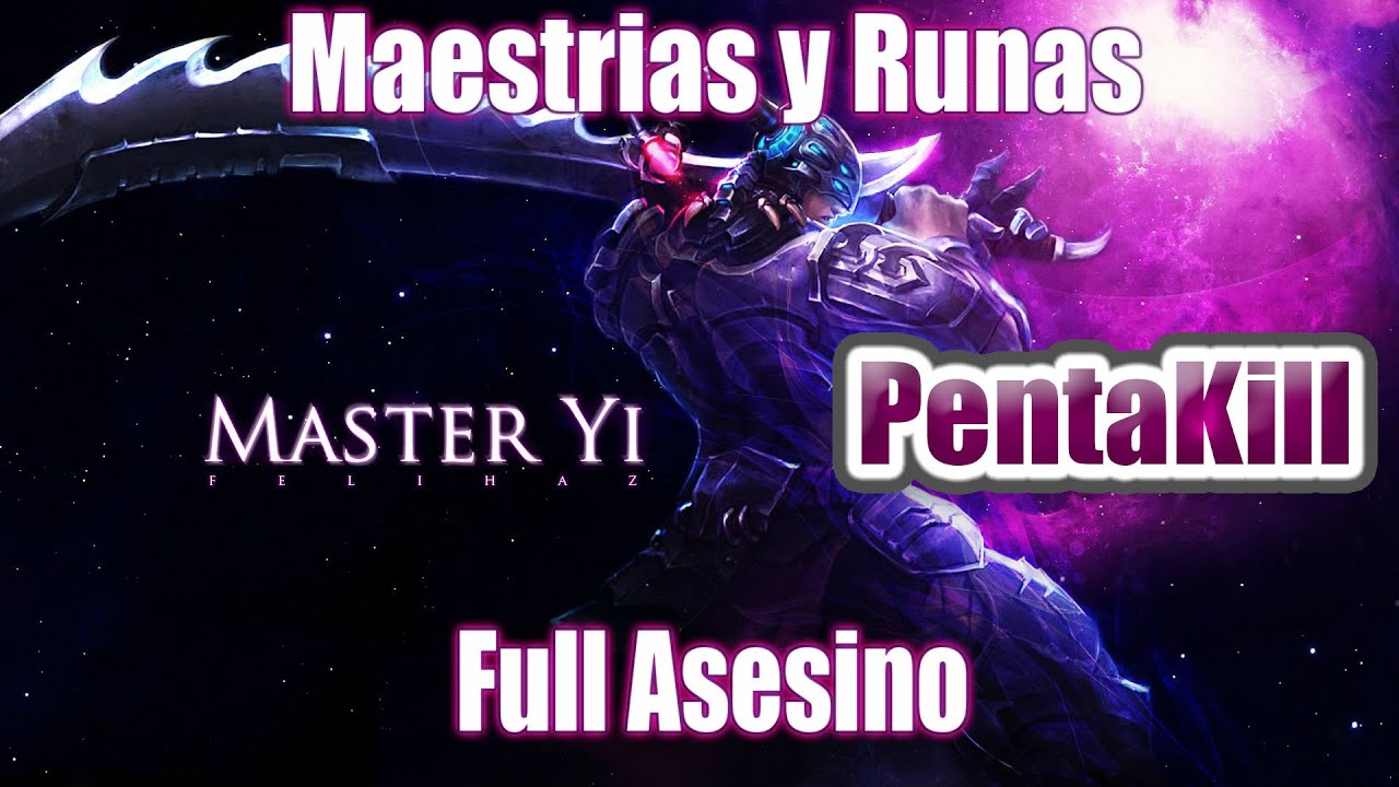 Maestrias y Runas de Maestro Yi - Nuevos Descubrimientos - LoL 2016 ...