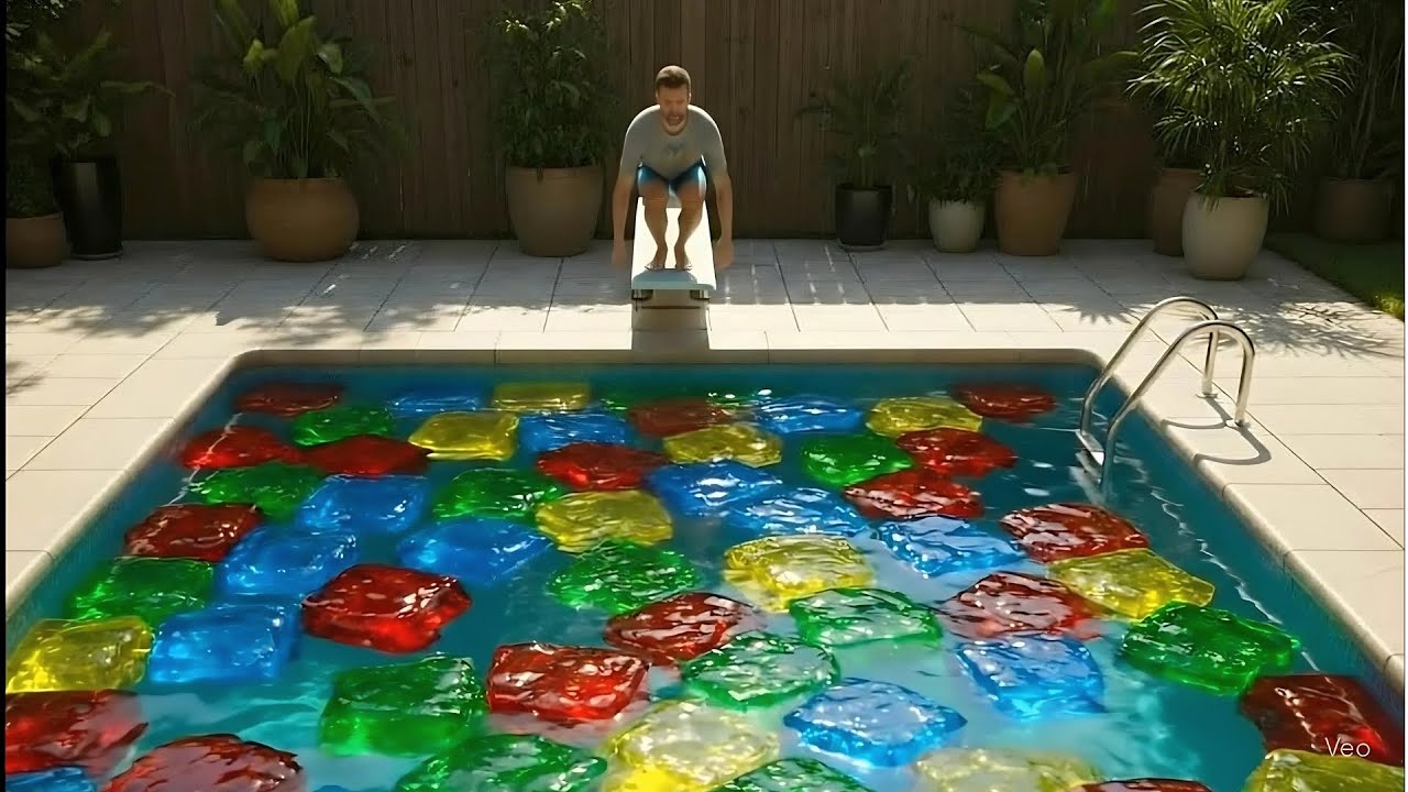 Jumping Into the Strangest Pools Ever! Which Pool Would You Swim In ...