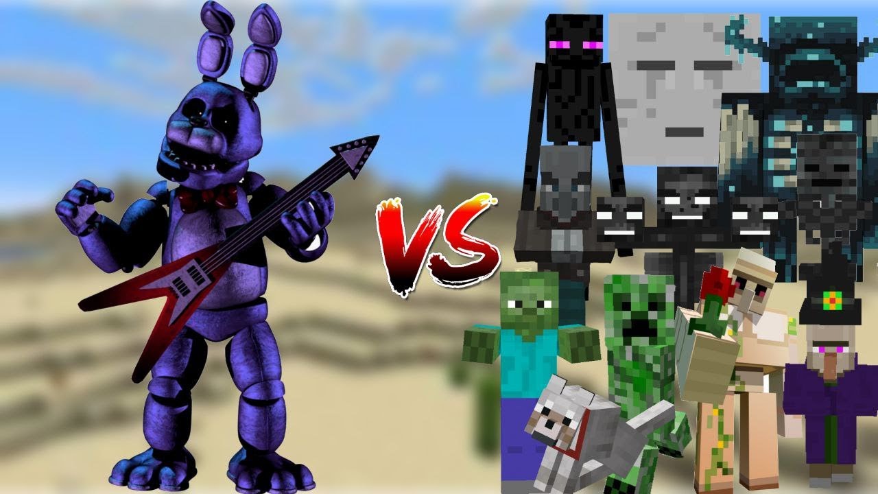 Purple Bunny Vs Every Mob in Minecraft (Minecraft Mob Battle) Minecraft ...