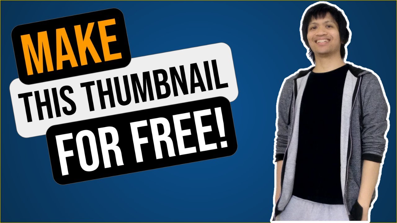 How to make a thumbnail, transparent background, and add a white ...