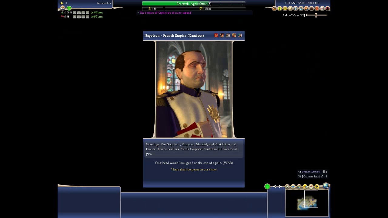 Civ 4 Deity 68 ( Frederick ), part 1 - YouTube