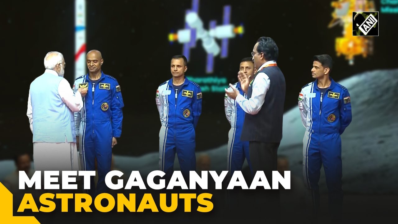 India’s 4 astronauts for Gaganyaan mission revealed, PM Modi bestows ...