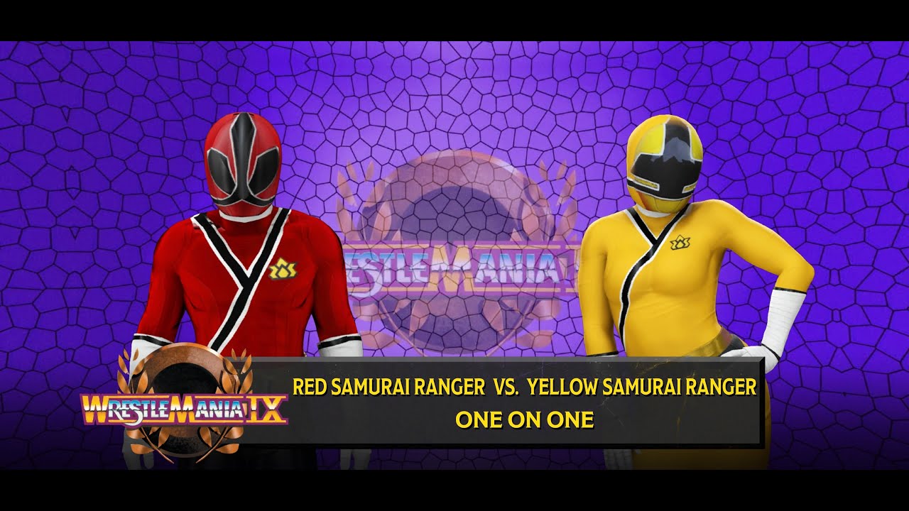 Red Samurai Ranger vs. Yellow Samurai Ranger - YouTube
