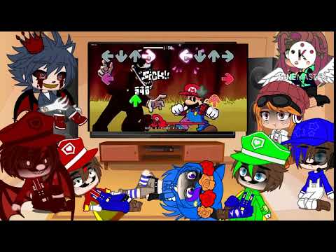 Mario meggy tari luigi smg4 desti MX and lord x react to confronting ...