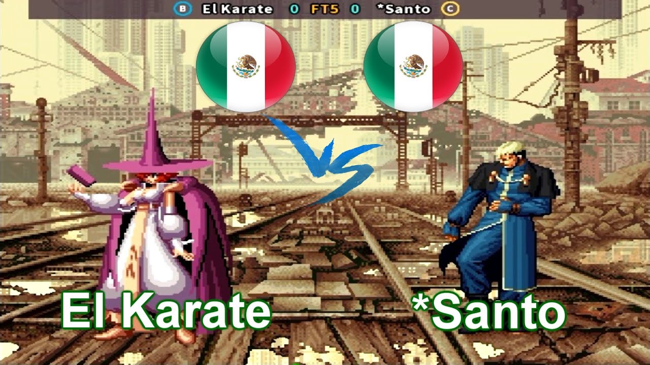 SNK vs. Capcom - SVC Chaos Super Plus - El Karate vs *Santo FT5 - YouTube