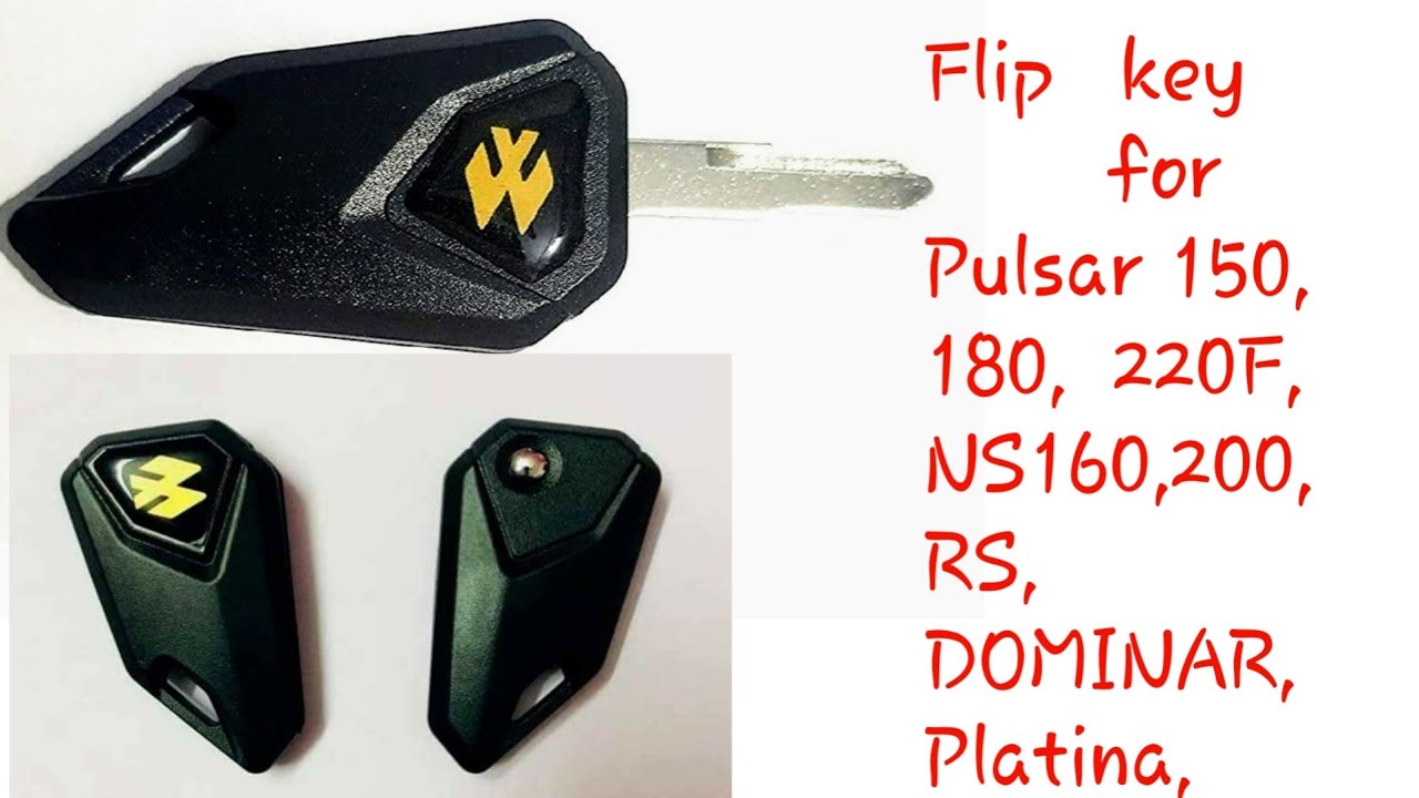 Flip key for Pulsar 150 , 180 , 220F , NS160, NS200 , RS , Dominar ...