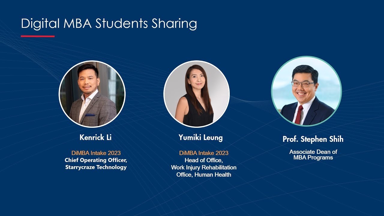 HKUST Digital MBA student sharing – Kenrick and Yumiki - YouTube