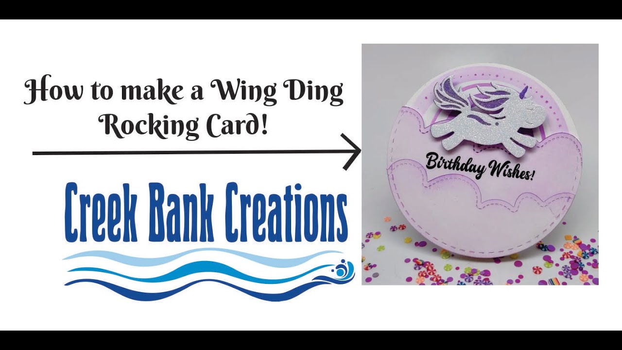 How to make an interactive Wing Ding Card! - YouTube