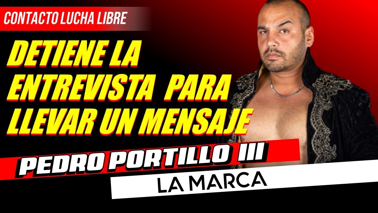 PEDRO PORTILLO III │Interrumpe la Entrevista para llevar un Mensaje 🔥 ...